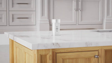 Point Pod Counter Outlet: Integrated Pop Up Electrical Outlet - Modern ...